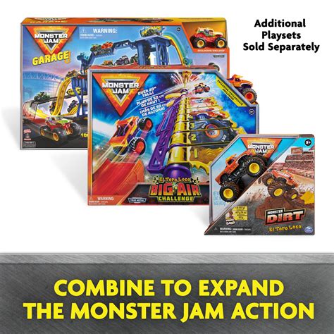 Monster Jam Transforming Hauler Playset And Storage With Exclusive El