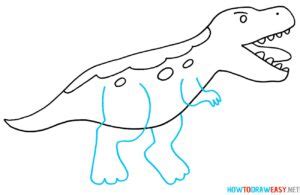 How To Draw A T Rex How To Draw Easy