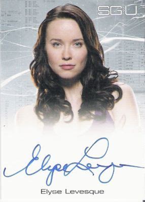 Stargate Universe 2 Levesque Chloe Armstrong Autograph 186515685