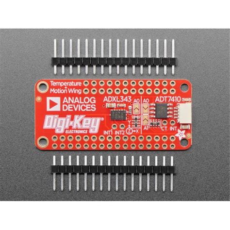 Buy Adafruit 4147 Adxl343 Adt7410 Sensor Featherwing In India Fab