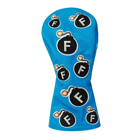 Cmc F Bomb Driver Headcover Blue Power Golf Australia