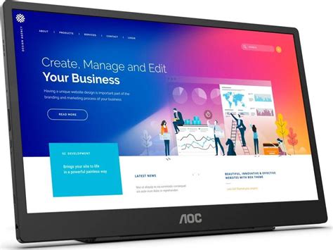 AOC 16T2 Touch Monitor Morele Net