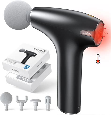 Renpho Mini Massage Gun With Heat Fsa Hsa Eligible Portable Percussion Handheld