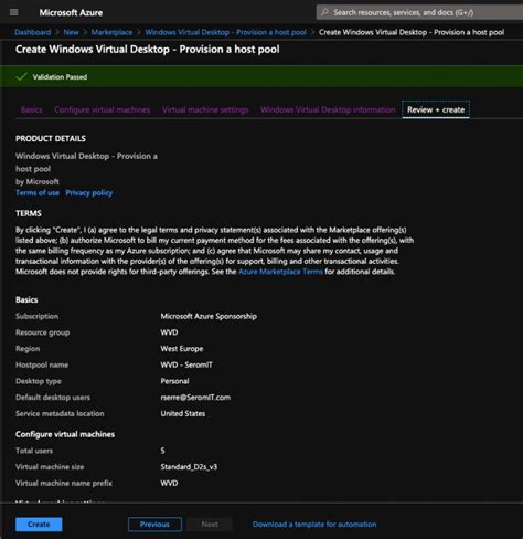 Windows Virtual Desktop Deployment