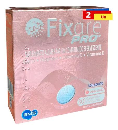Fixare Pro Mais Sabor Limão 2 X 30 Comprimidos Ems Frete Grátis