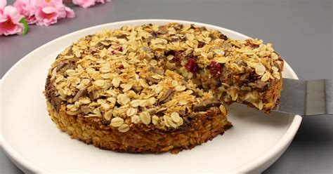 Овсяный ПП пирог с ягодами и шоколадом рецепт с фото пошаговый от Евгения Бабатова Амбассадор