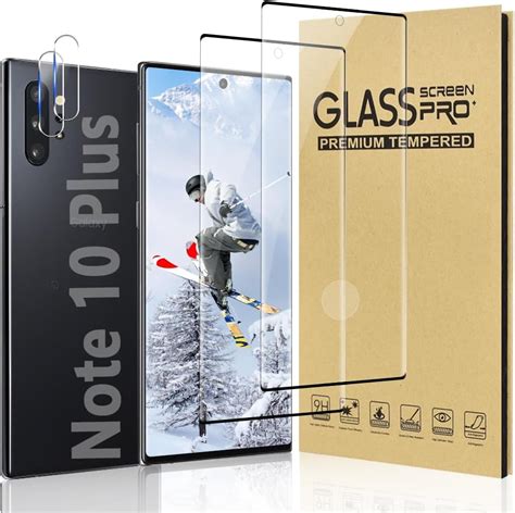 Amazon Com Pack Galaxy Note Plus Tempered Glass Screen Protector Ultrasonic