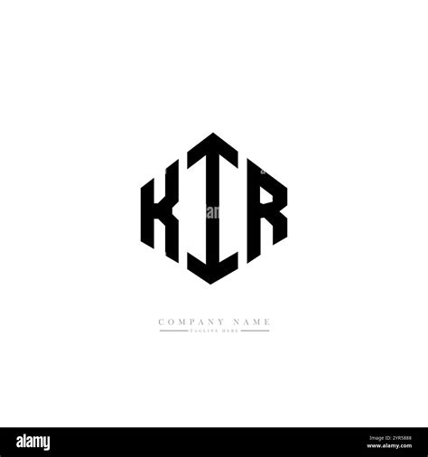 Kir Letter Logo Design With Polygon Shape Kir Polygon And Cube Shape Logo Design Kir Hexagon