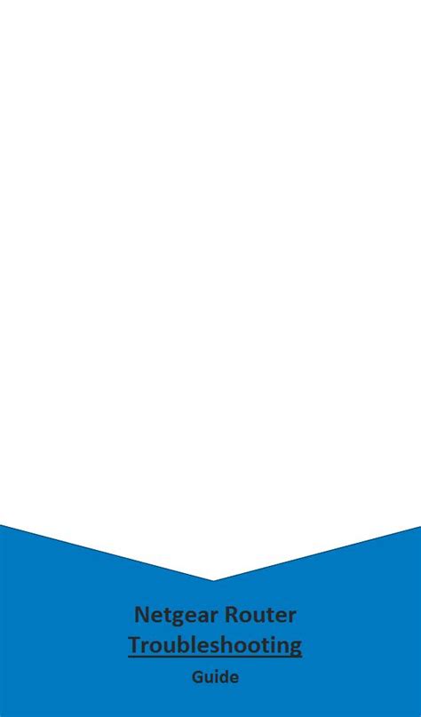 Netgear Router Troubleshooting Guide Apk للاندرويد تنزيل