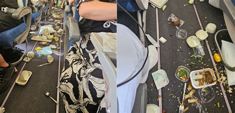 컵라면 중단 이유 알겠다”기내식 먹다 난기류 만나 아수라장된 비행기