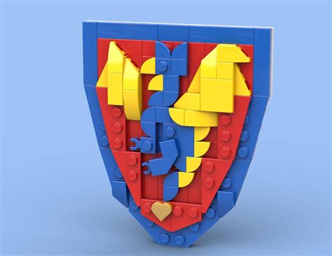 Lego Moc Shield Dragon 61 By Sylvainls Rebrickable Build With Lego