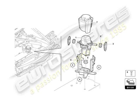 Lamborghini Countach LPI 800 4 2022 Part Diagrams