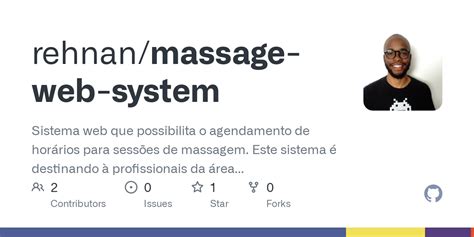 Github Rehnanmassage Web System Sistema Web Que Possibilita O