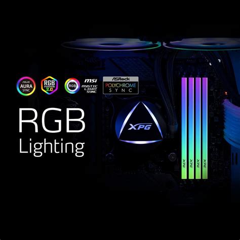 XPG Spectra RGB D GB X GB Pin PC RAM DDR PC Memory Desktop Memory