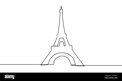 Eiffel Tower Outline Clipart Best