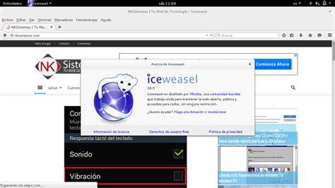 Mantener la última versión de Iceweasel en Debian Jessie NKSistemas