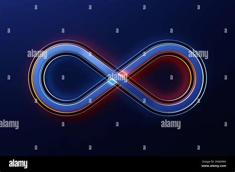 Infinity Symbol Template 3d Illustration Of A Realistic Sign Of
