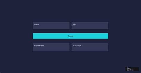 Proxy Reveal Codesandbox
