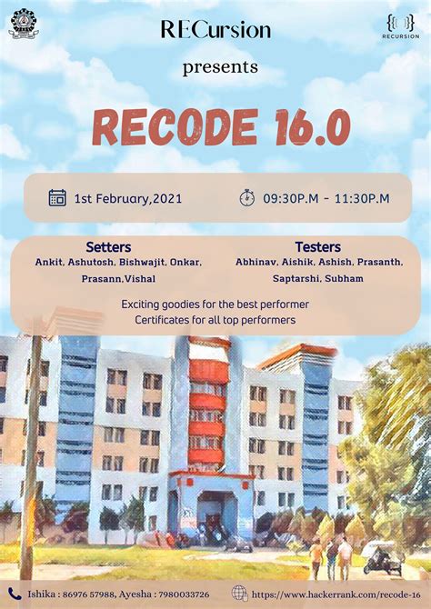 Recursion Nit Durgapur Coding Community Home Facebook