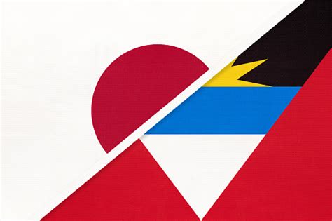 일본과 앤티가 바부다 두 국기의 상징 아시아와 미국 국가 간의 관계 경기 스포츠에 대한 스톡 벡터 아트 및 기타 이미지 경기 스포츠 일본 Championship