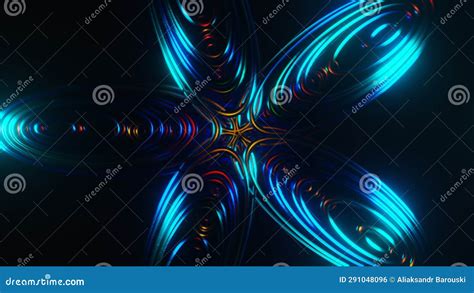 Neon Disco Strobe Light Vj Loop Alive With Flashing Lights Stock