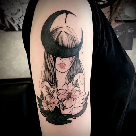 Moon Goddess Tattoo