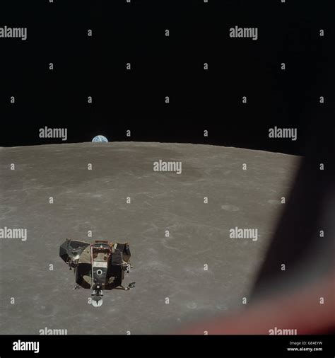 Apollo 11 Lunar Module Ascent Stage Photographed From Command Module
