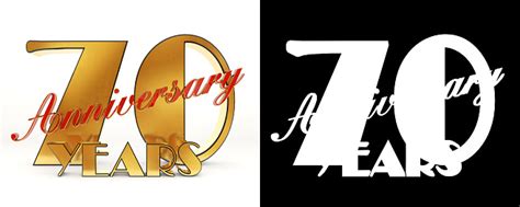 70 년 축 하 디자인 번호 황금 기념일 생일 파티에 대 한 숫자 서식 파일 요소입니다 3 차원 일러스트 레이 션 70에 대한 스톡 사진 및 기타 이미지 Istock