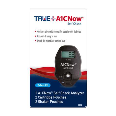 True A1cnow Self Check Test System Total Diabetes Supply