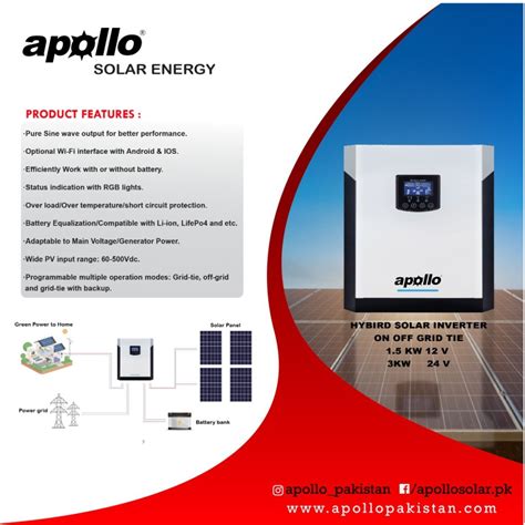 Apollo Hybrid Inverter 2kw Pv3000 12v Apollo Pakistan