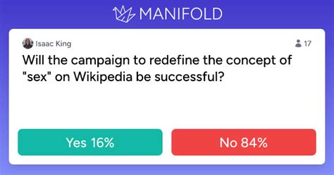 Will The Campaign To Redefine The Concept Of Sex On Wikipedia Be Successful Manifold