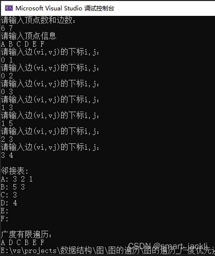 图的遍历算法之广度优先遍历（bfs）c广度优先遍历的时间复杂度 Csdn博客