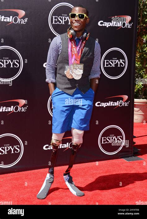 Blake Leeper Arriving At The 2014 Espys Held At Nokia Theatre La