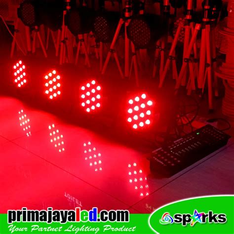 Paket Par Led Rgbw Set Dmx Prima Jaya Led