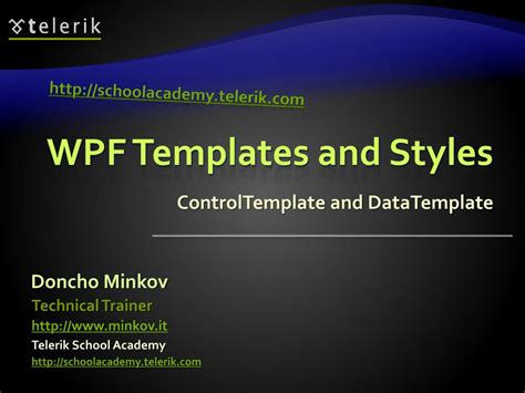 Ppt Wpf Templates And Styles Powerpoint Presentation Free Download Id 1625205