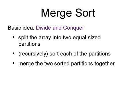 divide and conquer and noncomparisonbased sorting algorithms textbook