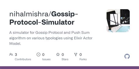 Github Nihalmishragossip Protocol Simulator A Simulator For Gossip