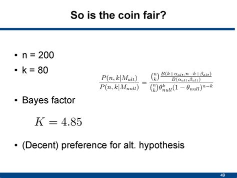 Introduction To Bayesian Inference A Coin Flipping Example Speaker Deck