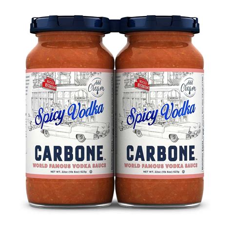 Carbone Fine Foods Spicy Vodka Pasta Sauce 22 Oz 2 Pk