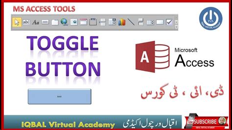 Toggle Button In Ms Accessurdu Youtube