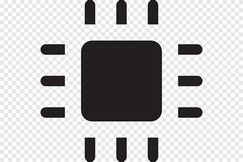 Ícone de circuito integrado Chip s eletrônica texto png PNGEgg