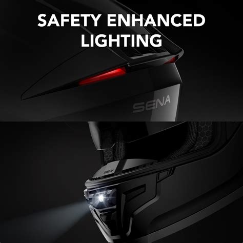Sena Phantom Full Face Motorcycle Smart Communication Helmet With Mesh