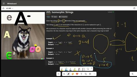 C Hashmap與陣列解leetcode 205 Isomorphic Strings Youtube