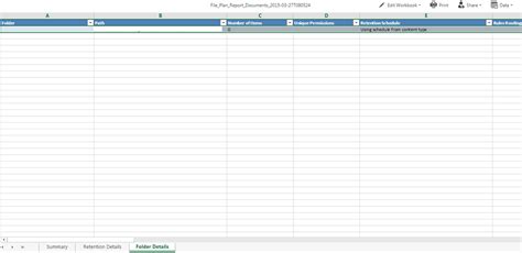Generate File Plan Report In Sharepoint 2013 And Office 365