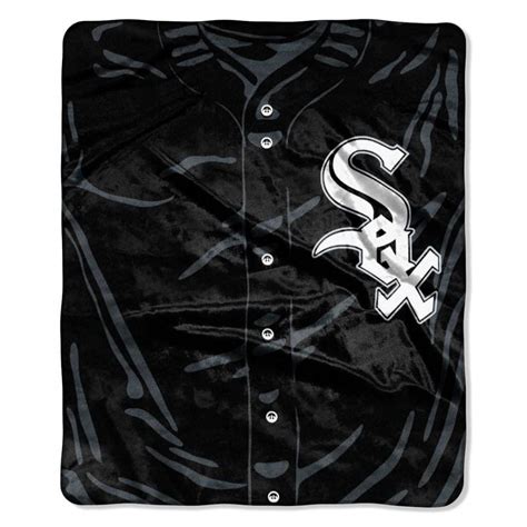 Chicago White Sox 50x60 Royal Plush Raschel Throw Blanket Jersey