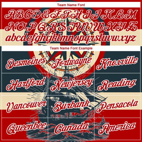 Custom Red White 3d Pattern Design Sailing Ship Compass Columbus Day