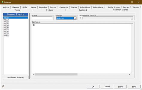 Help Problem With Common Event RPG Maker Forums