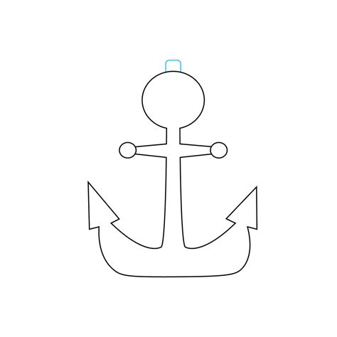 How To Draw An Anchor Step By Step