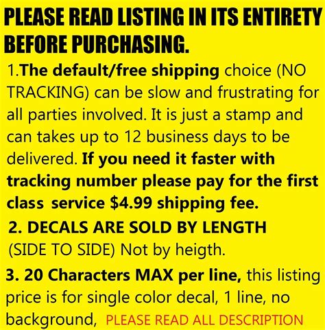 Custom Text Vinyl Lettering Sticker Decal Personalized Any Text Any Name 2 Ebay
