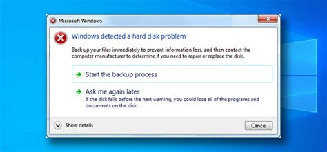 Solution Windows Detected A Hard Disk Problem Techdim